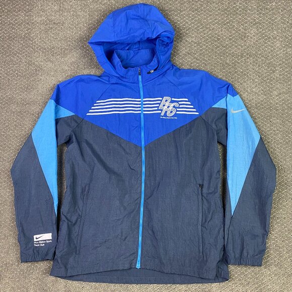 Nike | Jackets & Coats | Nike Blue Ribbon Sports Track Club Windbreaker ...